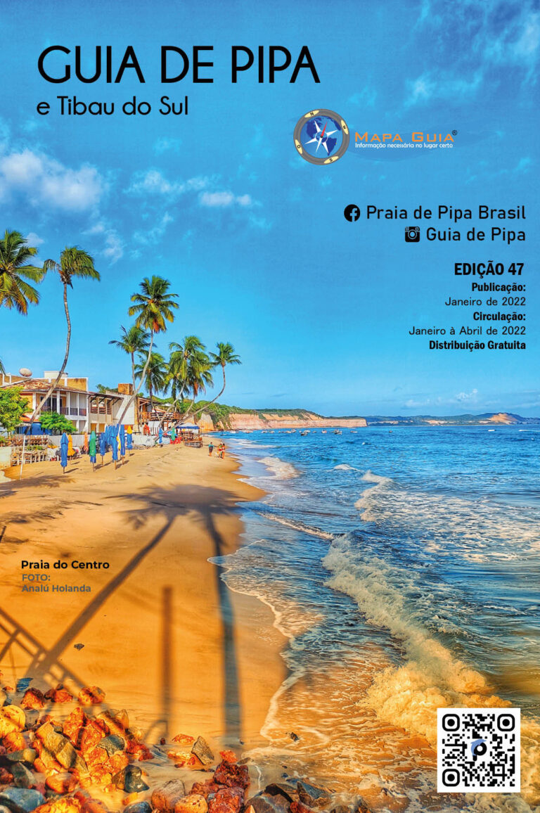 Mapa de Pipa - Praia de Pipa 🐬 Brasil