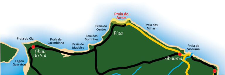 Como Chegar em Pipa - Praia de Pipa 🐬 Brasil